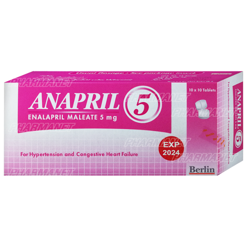 ANAPRIL 5MG TAB 10X10'S