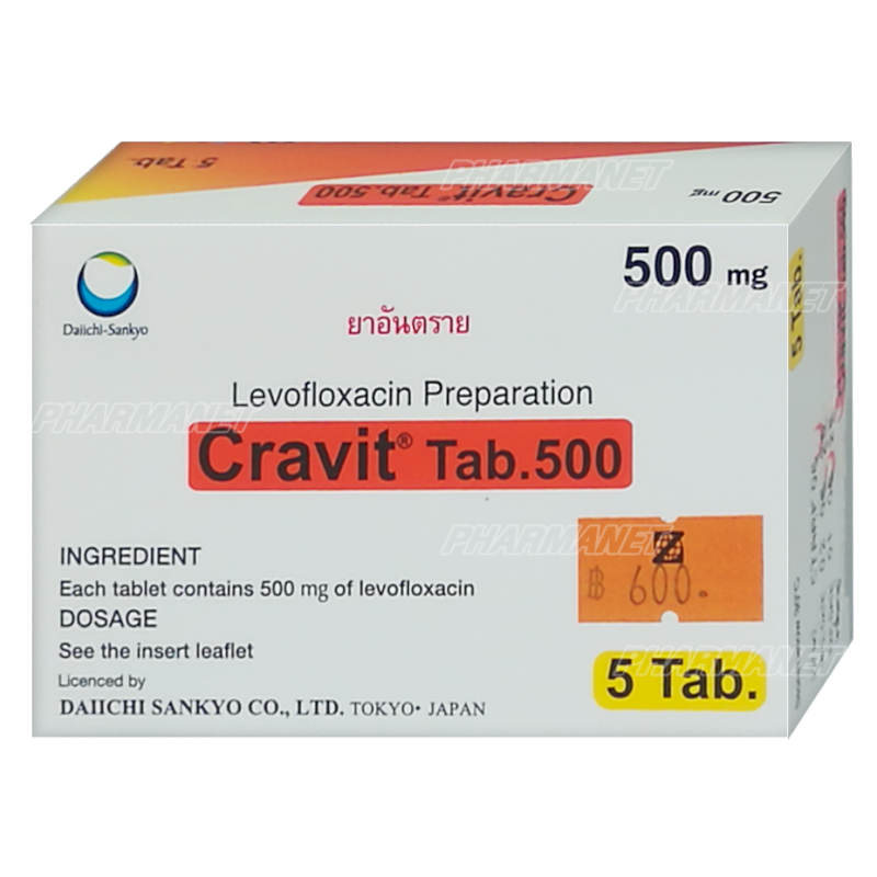 CRAVIT 500MG TAB 5'S