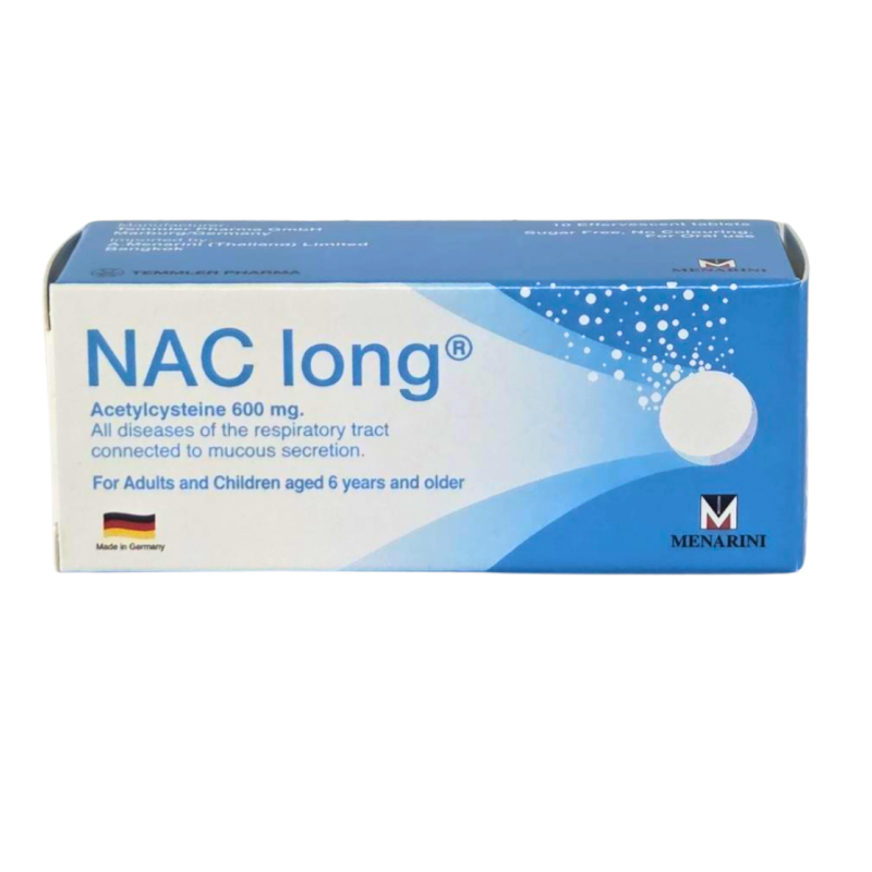 NAC LONG 600MG EFF 10'S