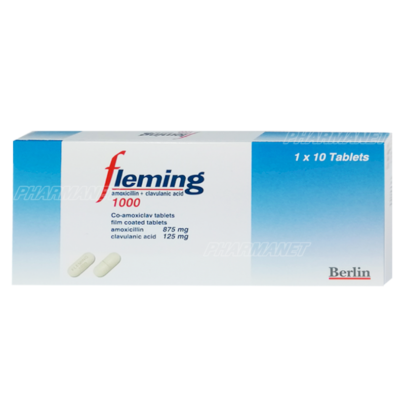 FLEMING 1000MG TAB 1x10'S