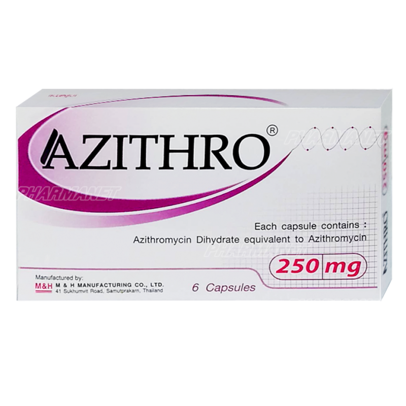 AZITHRO 250MG CAP 6'S