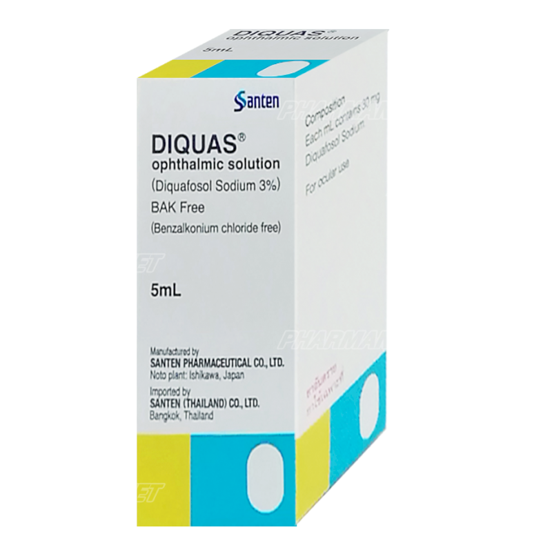 DIQUAS OPHTHALMIC SOLUTION SODIUM 3% SOL 5ML