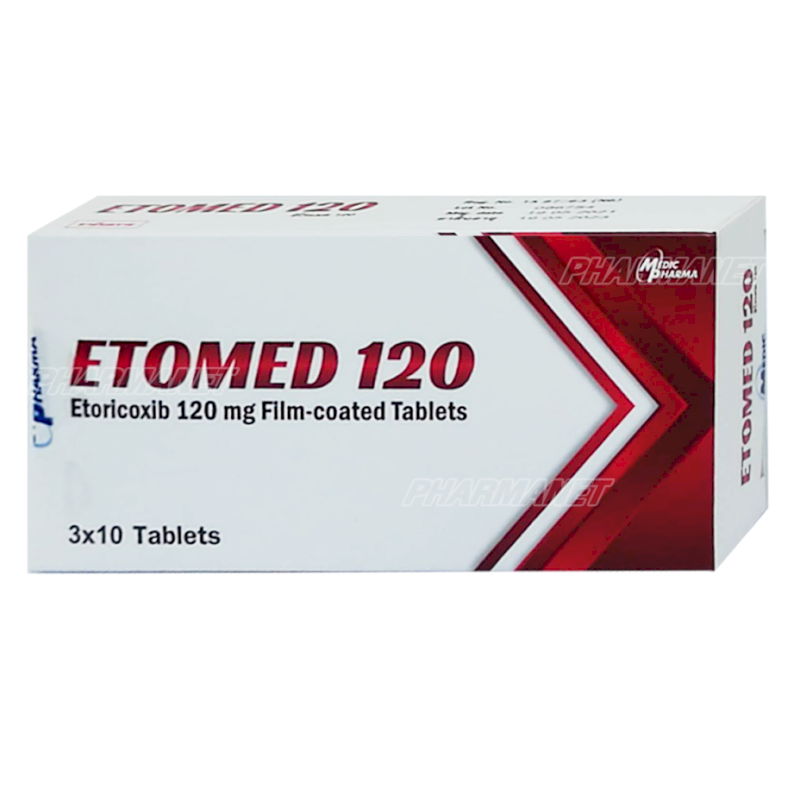 ETOMED 120MG TAB 3X10'S