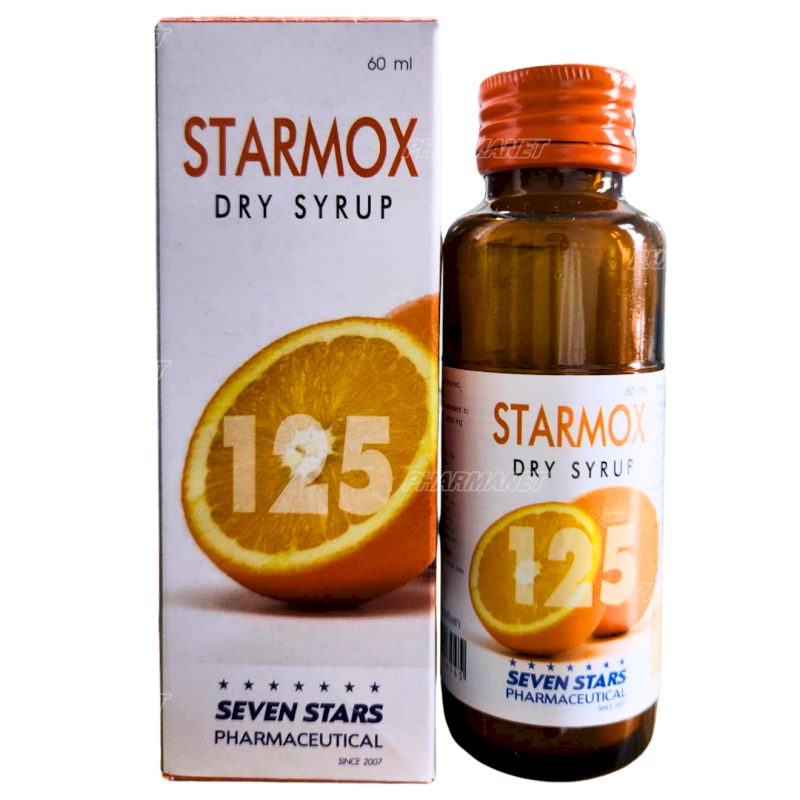 STARMOX 125MG/5ML ORANGE DRY SYR 60ML
