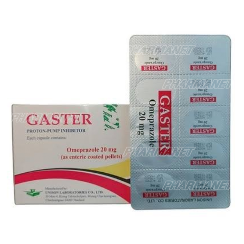 GASTER 20MG CAP 2X7'S