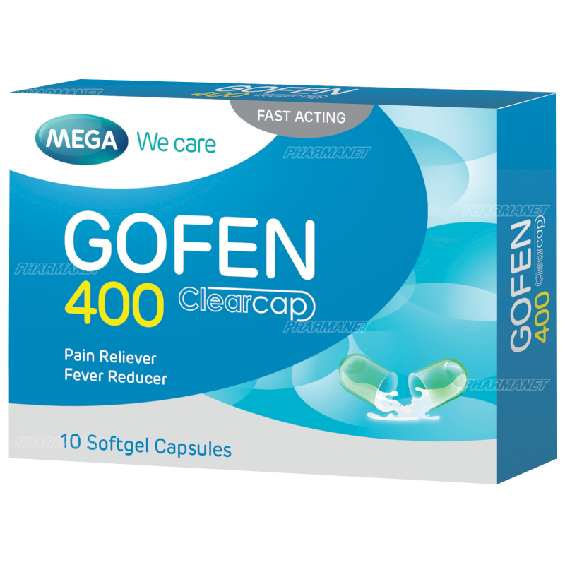 GOFEN 400MG CLEAR CAP 10'S