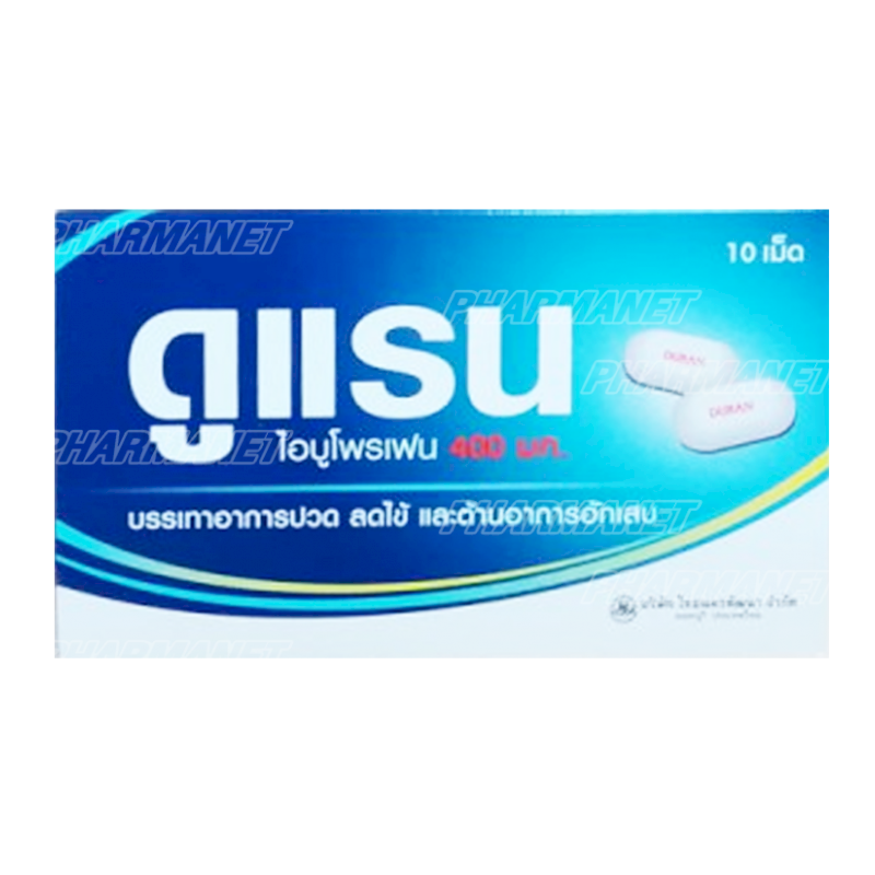 DURAN 400MG TAB 1X10'S
